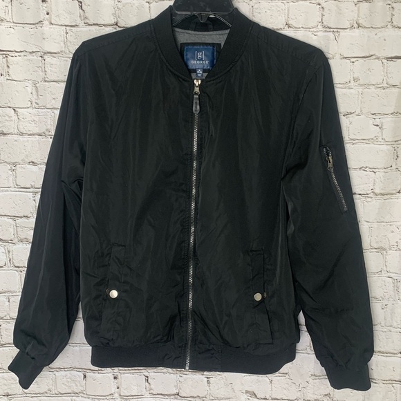 George | Jackets & Coats | George Zip Up Jacket With Snap Close Pocket ...